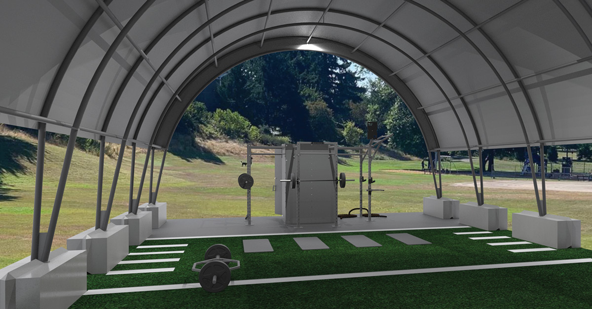 Open-air fitness solution gets people moving outdoors